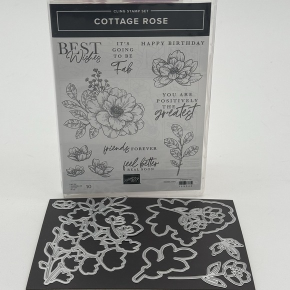 Stampin' Up! | Design | Stampin Up Cottage Rose Stamp Set Dies Magnetic ...